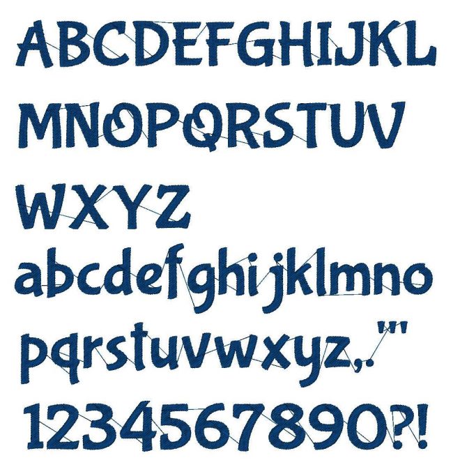 Lettering: Bubbles Complete - EmbroideryWare